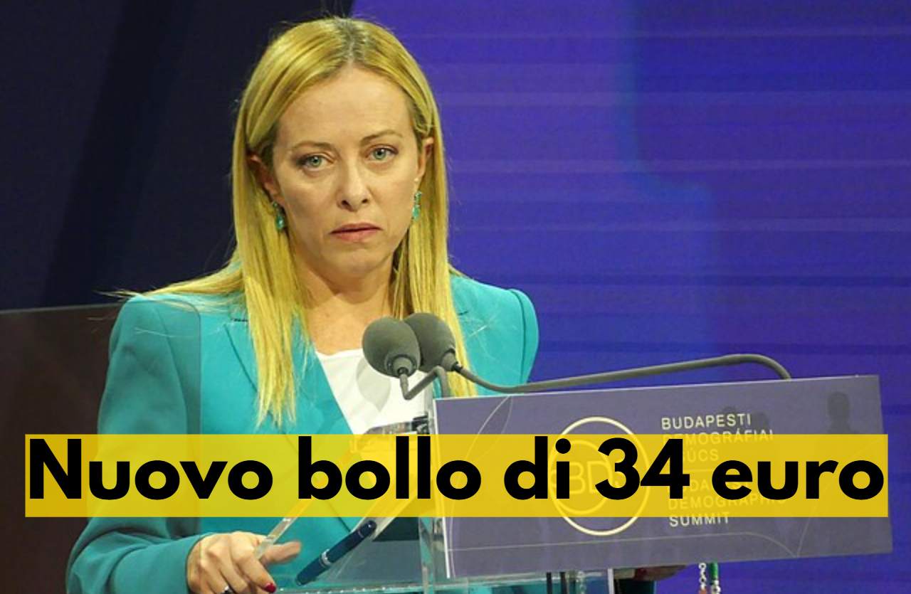 34€, ecco il bollo Meloni: quello della macchina non era abbastanza ...
